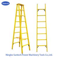 China 8m FRP Fiberglass Extension Ladder Construction Tower Erction Tools for sale