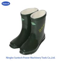China Straight Cuff Rubber Latex 35KV Insulating Electric Gloves for sale