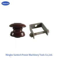 China Ceramic Shackle Transmission Line Insulator With Bolt 400V for sale