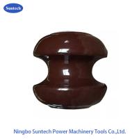 China 400V 9KN Low Voltage Transmission Line Insulator Bobbin Porcelain for sale