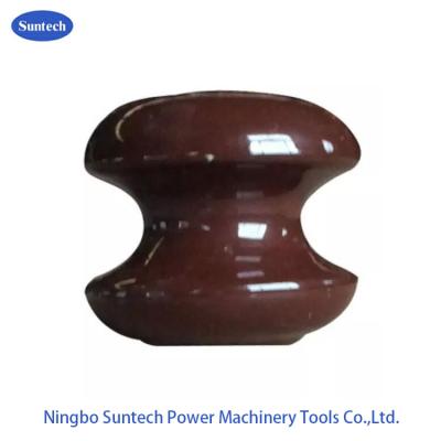 China 400V 9KN Low Voltage Transmission Line Insulator Bobbin Porcelain for sale