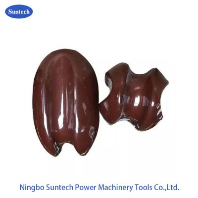China Stay Wire Porcelain Egg Insulators For Transmission Line 44KN 400V for sale
