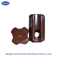 China Electrical Ceramic Transmission Line Insulator Glazed Strain 600V for sale