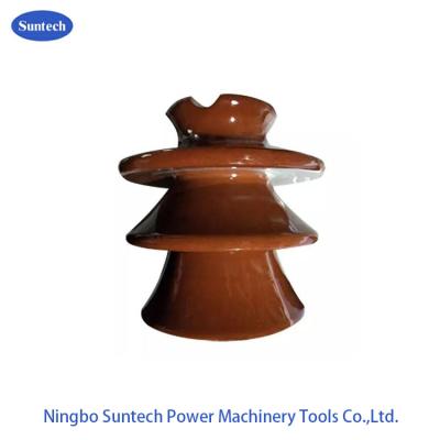China Power Line Electrical Porcelain Pin Insulator High Voltage 24KV for sale