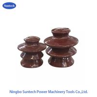 China Power Line Electrical Porcelain Pin Insulator High Voltage 24KV for sale