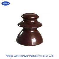 China Power Line Electrical Porcelain Pin Insulator High Voltage 24KV for sale