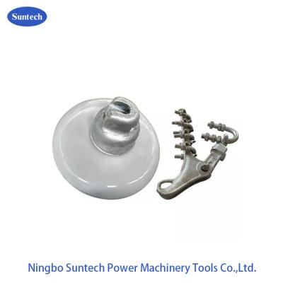 China 70KN Transmission Line Porcelain Disc Suspension Insulator With Cap for sale