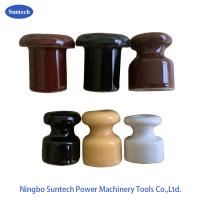 China Low Voltage Porcelain Transmission Line Insulator For Wall Wire Fixings for sale