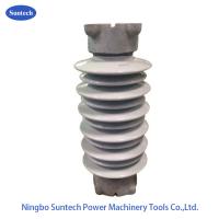 China Electrical Post Ceramic Insulators Outdoor Anti Pollution Top M16 Flange for sale