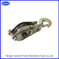 China Casting Steel Wheel Sheave Hook Type Lifting Block Hoisting Tackle Pulling Tools for sale