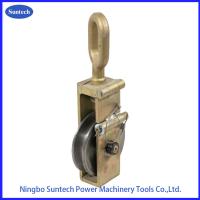 China Cable Pulley Wheel Silence Rotation Traction Wheel Single Block Pulley Rope for sale