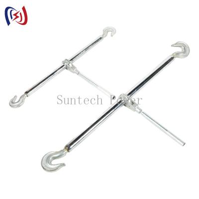 China Dual Hook Steel And Aluminium Alloy Turnbuckle For Power Transmission for sale