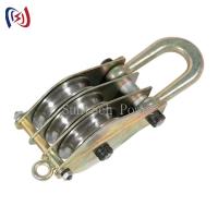 China Single Sheave Tower Erection Tools, Steel Pulley Block For Lifting / Hoisting for sale