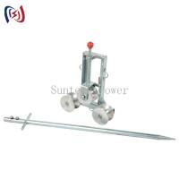 China Aluminum Sheave Grouding Wire Cable Pulley Block Conductor Stringing Blocks for sale