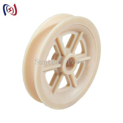 China Nylon Sheave Wheels Conductor Stringing Pulling Pulley Block With Ball Bearings for sale