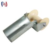 China Electrical Bellmouth Split Lock 80mm Cable Roller For Pulling Cables for sale