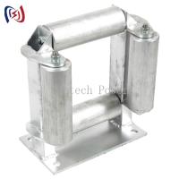 China Cable Pulling Pulley Block Cable Guide Rollers Frame Type Cable Pulley for sale