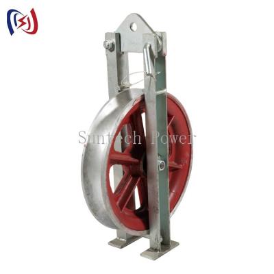 China Transmission Line MC Nylon Wheels Conductor Stringing Blocks With Aluminum Rollers for sale