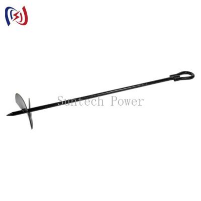China Construction Traction Line Lifting Floor Pole Screw Ground Anchor Earth Drill for sale