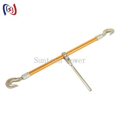 China Aluminum Alloy Double Hook Light Weight Steel Turnbuckle For Power Construction for sale