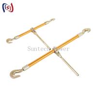 China Aluminum Alloy Double Hook Light Weight Steel Turnbuckle For Power Construction for sale