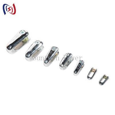 China SLU - 5 50KN Cable Pulling Tools Fixed Joint U Shape Pilot Wire Connectors for sale