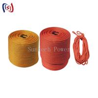 China Insulated High Strength 18mm Nylon Fiber Rope Construction Lifting for sale