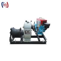 China Gasoline Diesel Powered Capstan Winch Honda Engine Electric Cable Powered Winch for sale