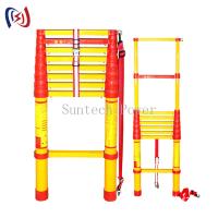 China 8m FRP Fiberglass Extension Ladder Construction Tower Erction Tools for sale