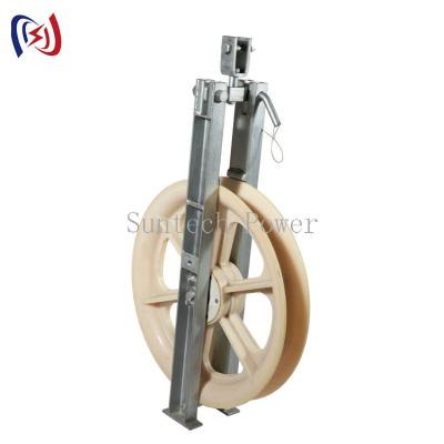 China Nylon Sheave stringing Cable Pulley Transmission Conductor Stringing Blocks for sale