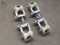 China Double Sheave Block For Changing Line Suitable For Exchanging Overhead Grounding Wire With OPGW Operation for sale