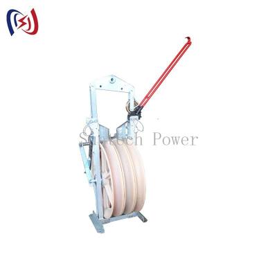 China Helicopter Conductor Stringing Blocks Transmission Line Stringing Tools for sale