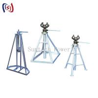 China Utility Cable Drum Stand – Simple Reel Support for Power Line & Transmission Projects for sale