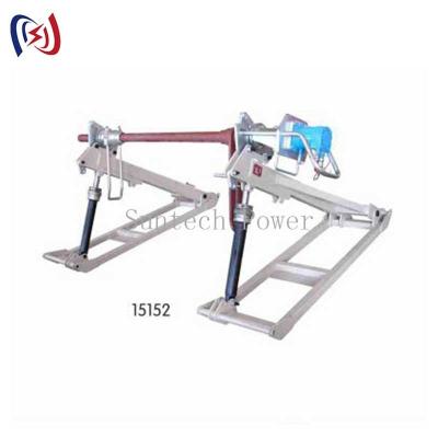 China Heavy-Duty Hydraulic Conductor Reel Stands | 5-Ton Capacity, Adjustable Tension Control for High-Voltage Power Line Construction for sale