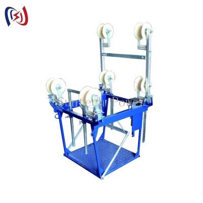 China Quad Conductor Inspection Trolley For Ultra High Voltage Transmission Lines for sale