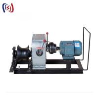 China Powered Winch Belt Drive Heavy-Duty 8T Capacity For Industrial Construction Use​ for sale