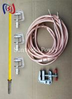 China Heavy Duty Grounding Lead With Copper Clamp For Electrical Safety for sale
