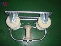 China Multi-Groove Corner Ground Roller For Parallel Cable Pullin for sale