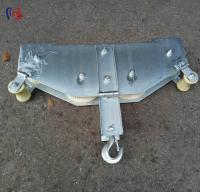 China Four Sheaves Combined Block Heavy Duty Pulley System For Power Transmission Line Construction for sale