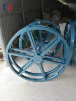 China Vertical Type Cable Reel Stand Heavy Duty Steel Frame For High Voltage Cable Projects​ for sale
