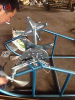 China ​​Rope Reel And Stand Heavy Duty Steel Construction For Industrial Rope Management​ for sale
