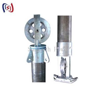 China Professional Grade Tubular Gin Pole For Power Line Installation Projects for sale