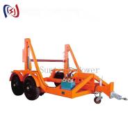 China Heavy Duty Cable Reel Trailer 20T Capacity for Industrial Transport for sale