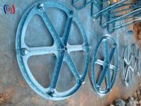 China Vertical Cable Reel Stand SIW-1 for Power Line Projects for sale
