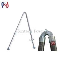 China A-Shape Tubular Gin Pole LBGR120A for Transmission Tower Construction for sale