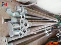China A-Shape Tubular Gin Pole LBGR120A for Transmission Tower Construction for sale