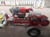 China 6.3-9KW Double Drum Winch for Power Line Construction JJCS-50J for sale