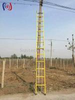 China Professional Insulated Straight Ladder 2-8M Model with Light Epoxy Resin and 1 Year Warranty for Live Line Electrical Work for sale