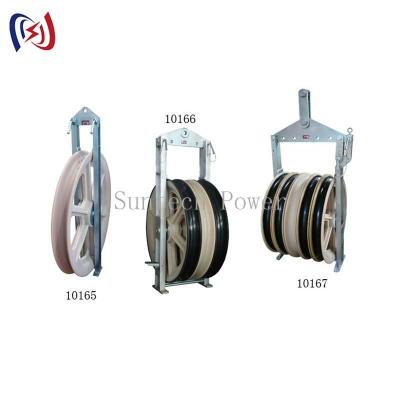 China Heavy Duty 1040 Series Conductor Stringing Block with 5kn-150kn Rated Load and One Year Lifetime for sale