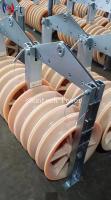 China Heavy Duty 1040 Series Conductor Stringing Block with 5kn-150kn Rated Load and One Year Lifetime for sale